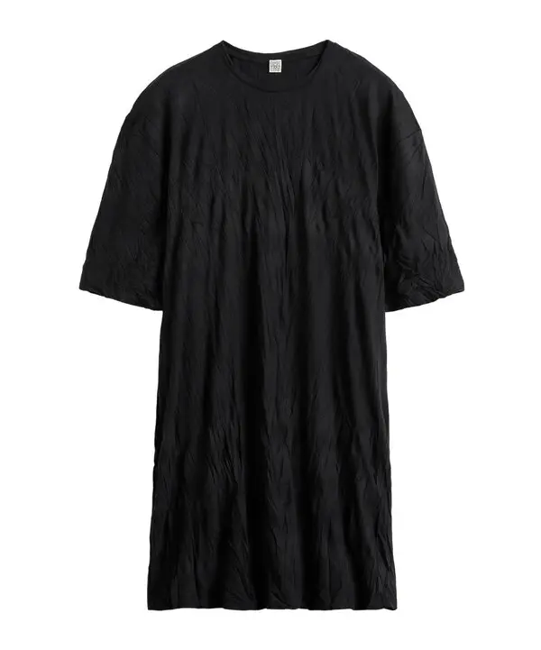 TOTEME Short-sleeved Crewneck T-shirt Dress