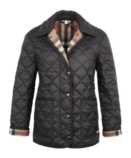 Burberry Quilted Jacket With Classic Collar - No