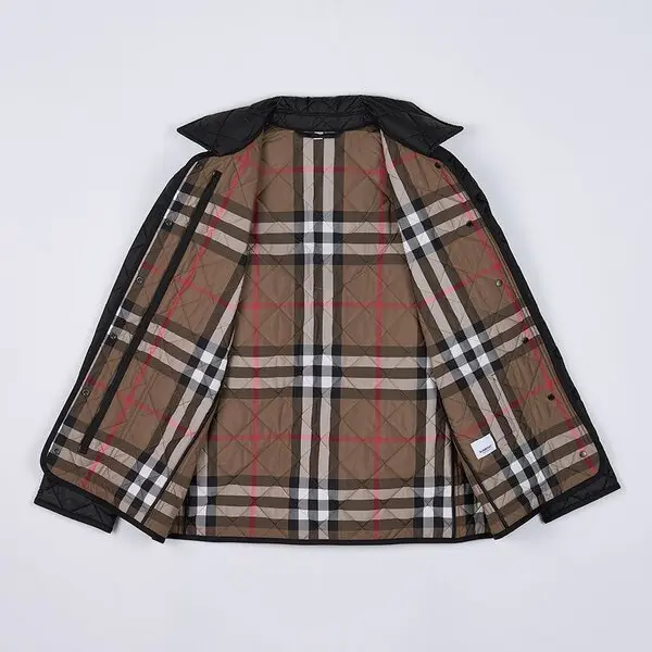 Burberry Quilted Jacket With Classic Collar - No