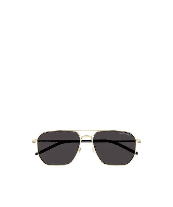 Montblanc Aviator Frame Sunglasses - Goldblack
