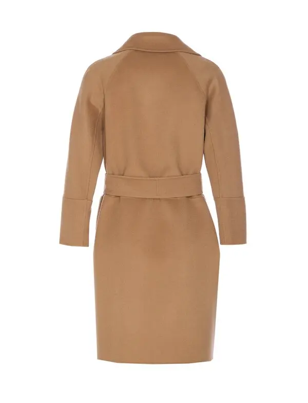 Max Mara Belted Wool Coat - Brown