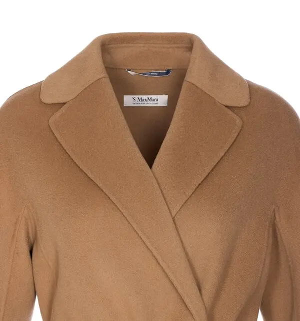 Max Mara Belted Wool Coat - Brown