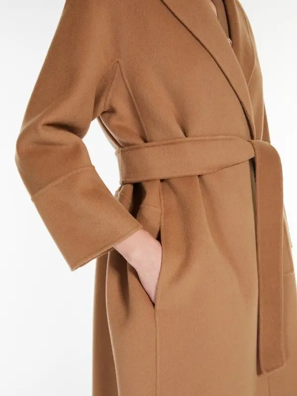 Max Mara Belted Wool Coat - Brown