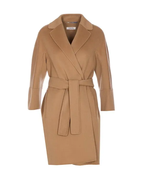 Max Mara Belted Wool Coat - No