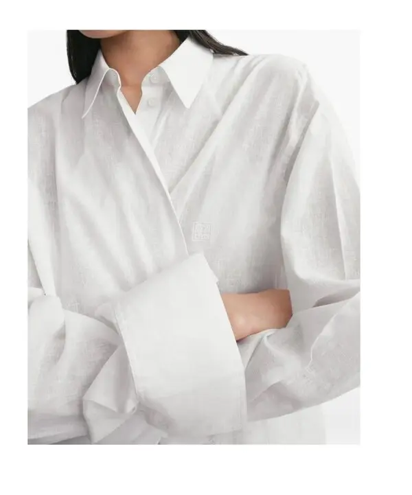 TOTEME Classic Buttoned Shirt - White