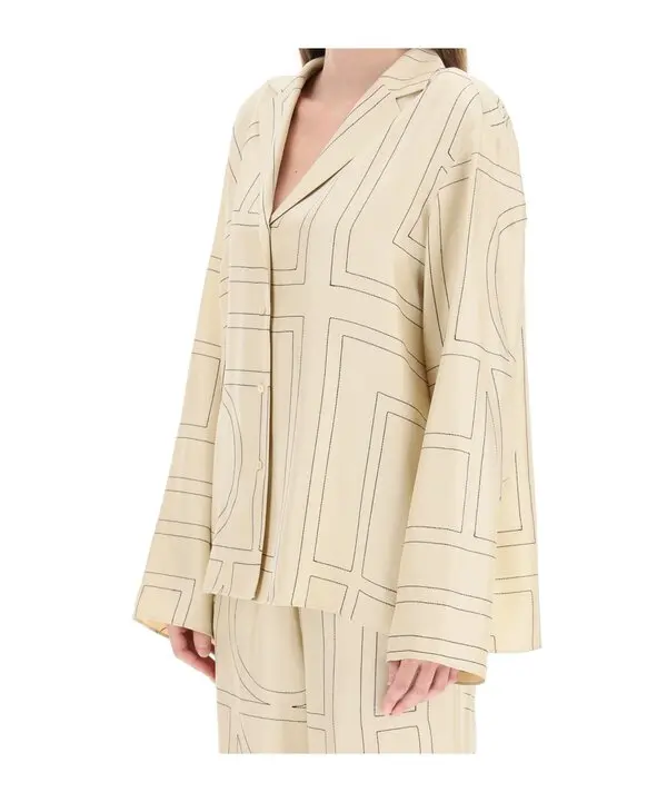 TOTEME Sanville Long-sleeved Shirt With Classic Collar