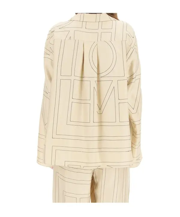 TOTEME Sanville Long-sleeved Shirt With Classic Collar