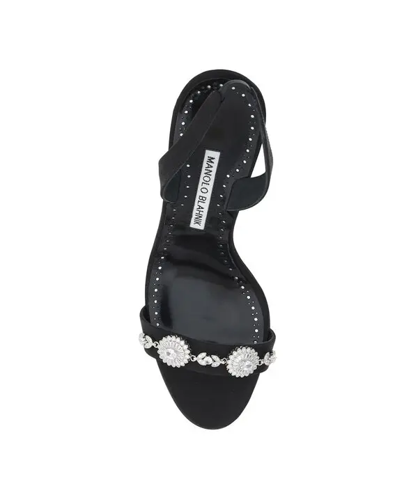 Manolo Blahnik Embellished Open-toe High-heeled Sandals - Multicolor