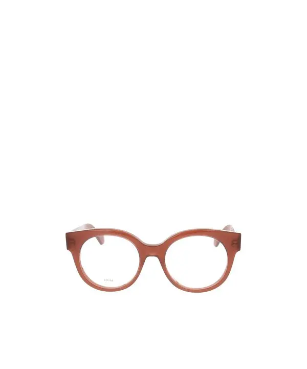 Loewe Round Frame Eyeglasses - Brown
