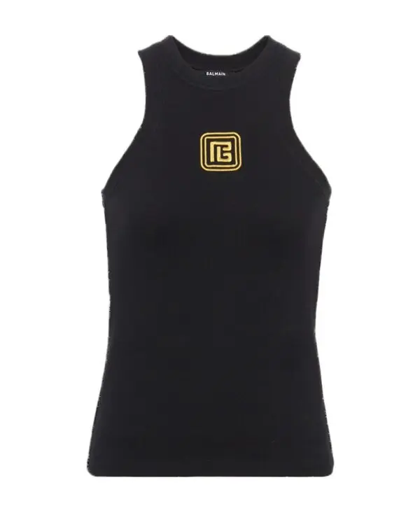 Balmain Embroidered Tank Top