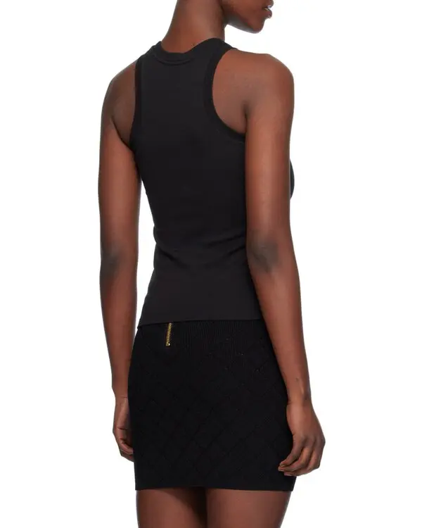Balmain Embroidered Tank Top