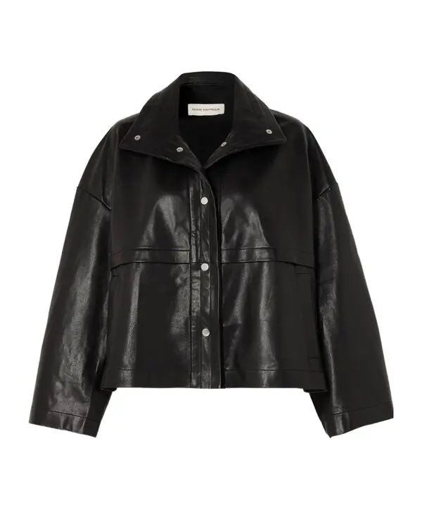 Nour Hammour Park Leather Jacket