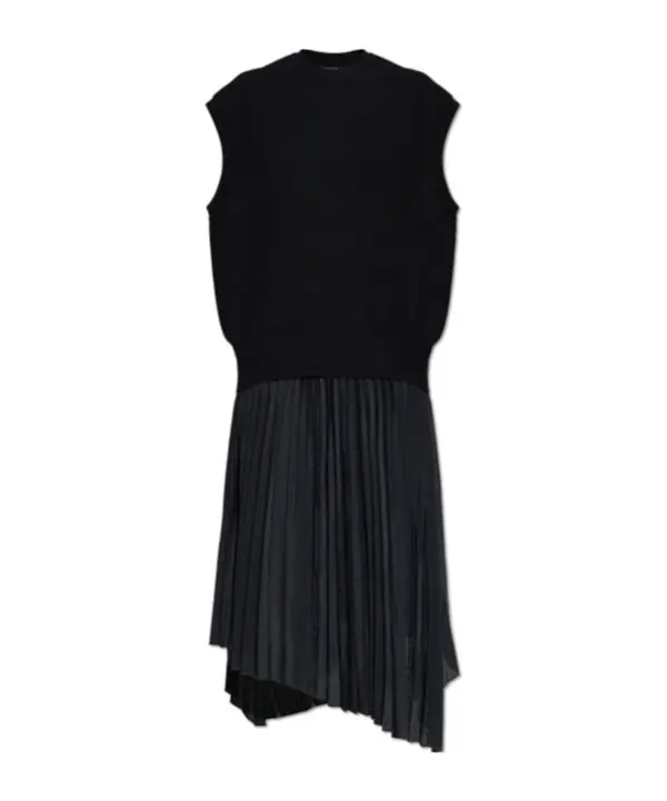 ALLSAINTS Pleated Midi Dress