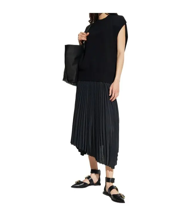 ALLSAINTS Pleated Midi Dress