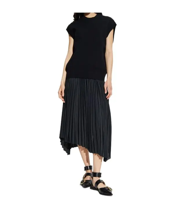 ALLSAINTS Pleated Midi Dress