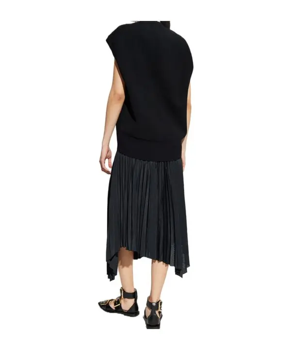 ALLSAINTS Pleated Midi Dress