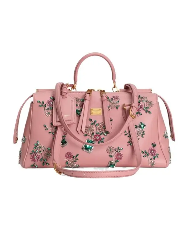 Dolce & Gabbana Medium Vittoria Handbag - Pink