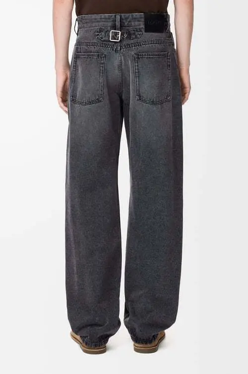 Loewe Straight-leg Jeans - Black