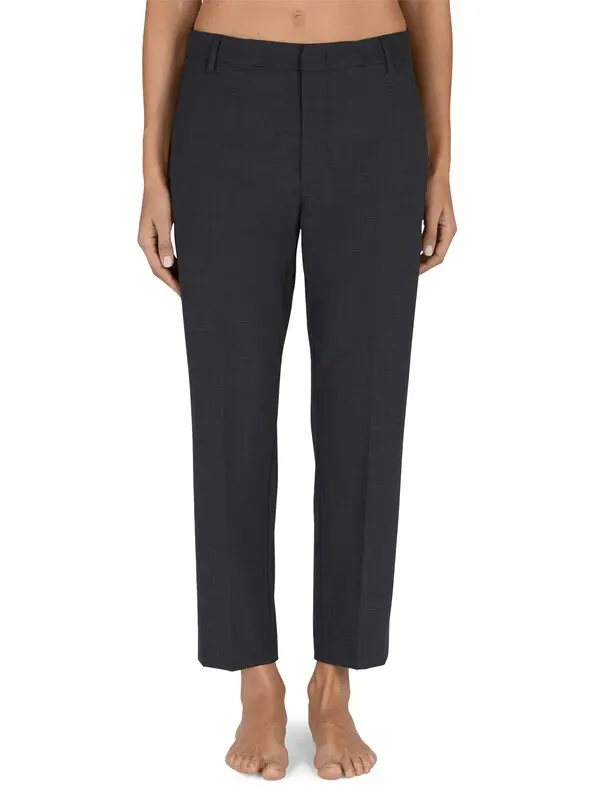 DONDUP Textured Straight-leg Trousers