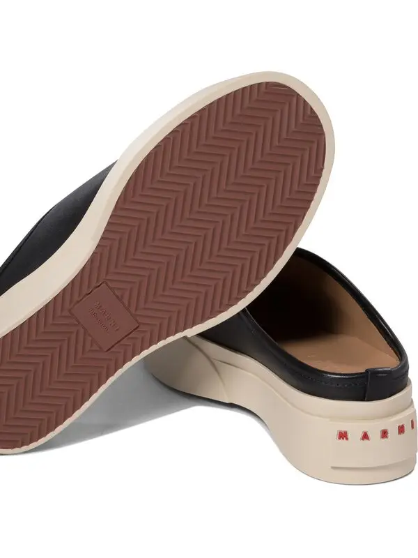 Marni Round-toe Slip-on Loafers