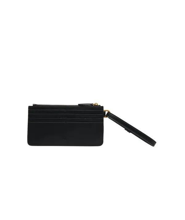 Pinko Logo Plaque Zipped Long Card Holder