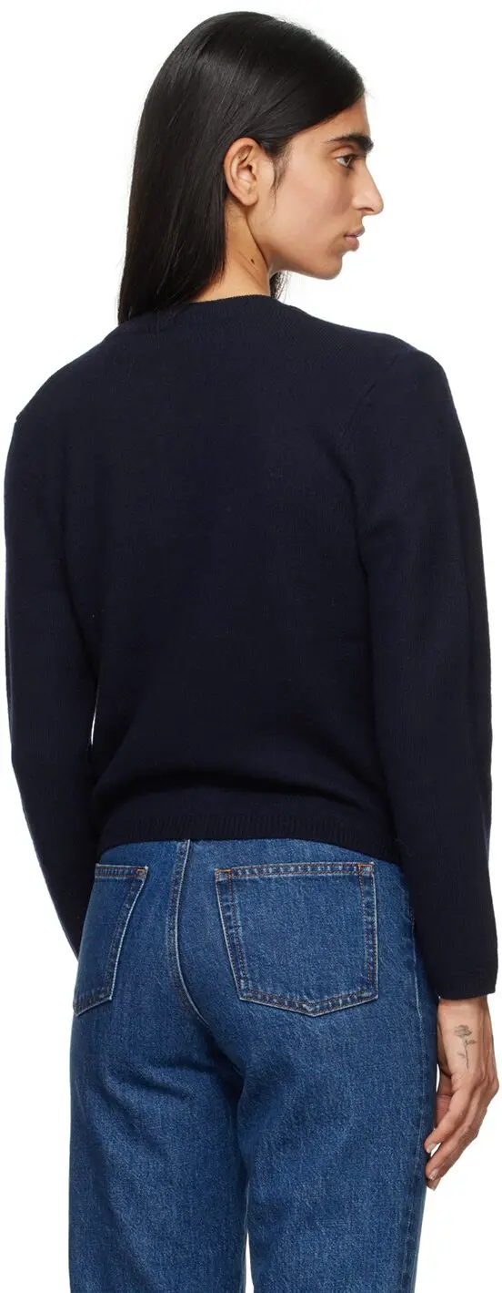 A.p.c. Mila Button-up Knitted Cardigan - Blue