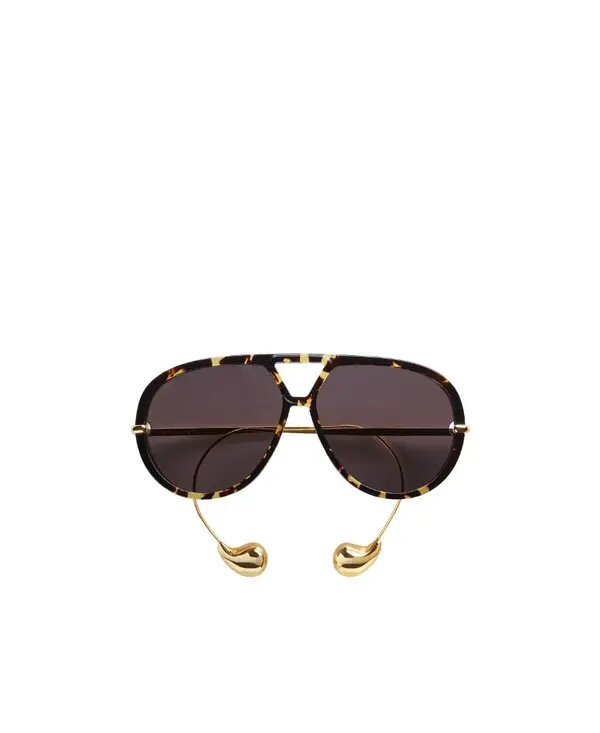 Bottega Veneta Aviator Sunglasses - Brown
