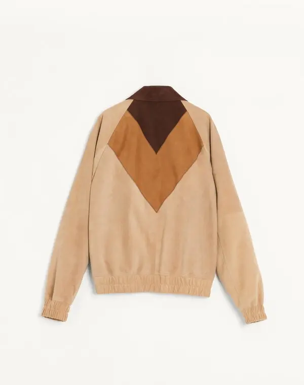 Valentino Garavani Zip-up Suede Jacket - No