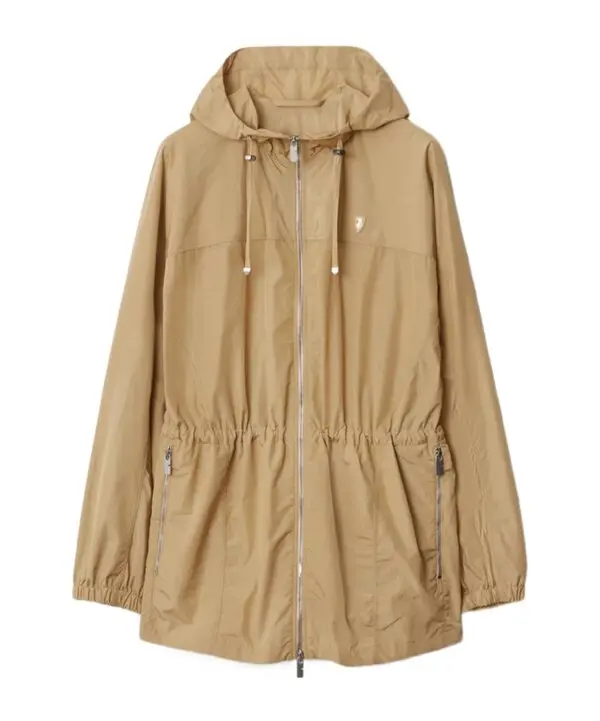 Burberry Hooded Jacket With B-shield Detail - Cracker