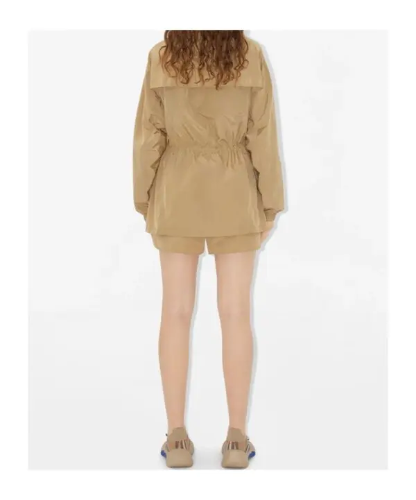 Burberry Hooded Jacket With B-shield Detail - Cracker