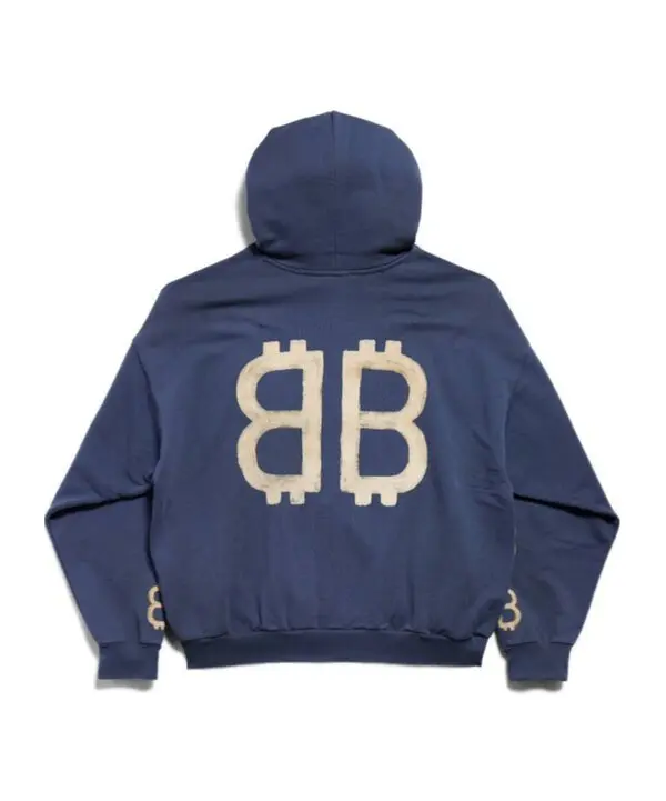 Balenciaga Bb Crypto Logo Hoodie