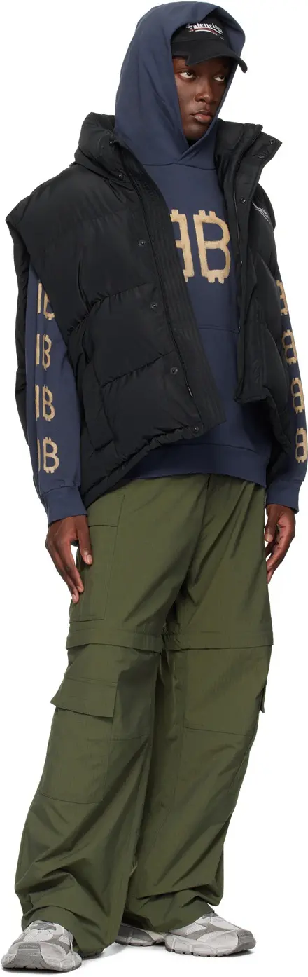 Balenciaga Bb Crypto Logo Hoodie
