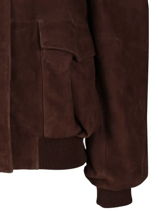 Loewe Suede Bomber Jacket