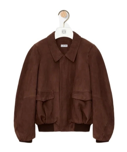 Loewe Suede Bomber Jacket