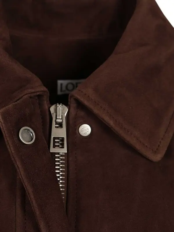 Loewe Suede Bomber Jacket