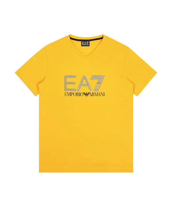 EA7 Logo T-shirt With Round Neck