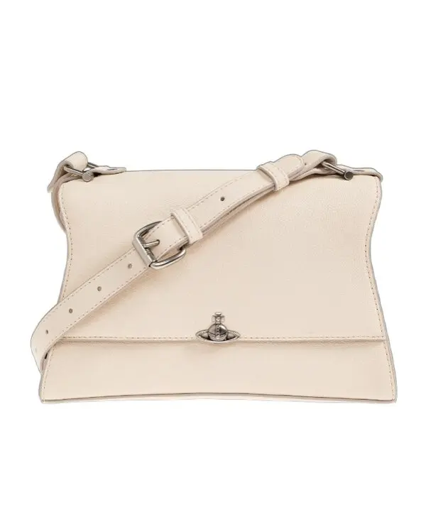 VIVIENNE WESTWOOD Bianca Small Shoulder Bag - Cream