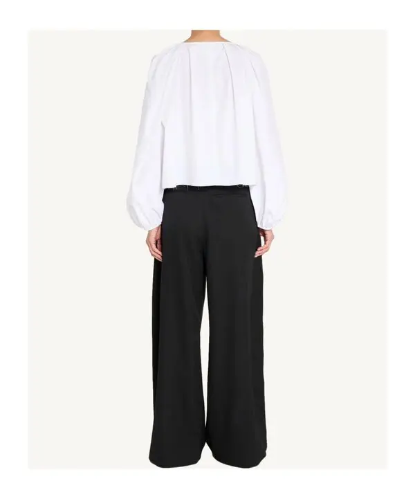 NACKIYE Belted Casual Pants