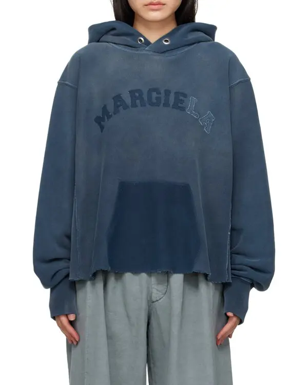 MAISON MARGIELA Distressed Logo Hoodie