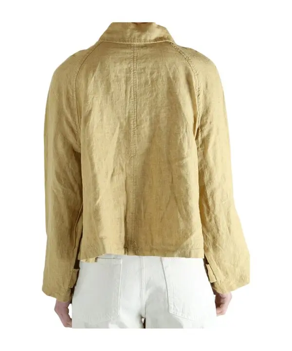 Ralph Lauren Polo Logo Embroidered Buttoned Jacket - Nude