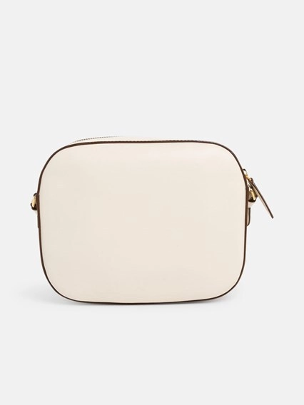 Stella McCartney Logo Perforated Mini Crossbody Bag - Nude