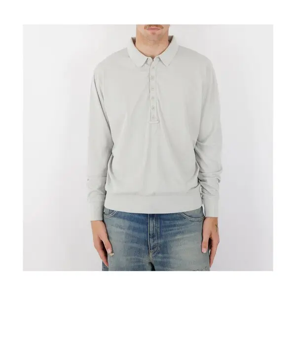 Paloma Wool Romi Longsleeve Polo Light Grey