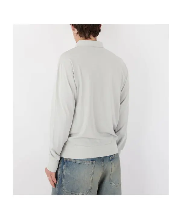 Paloma Wool Romi Longsleeve Polo Light Grey
