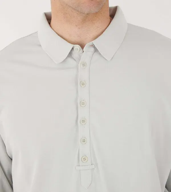 Paloma Wool Romi Longsleeve Polo Light Grey