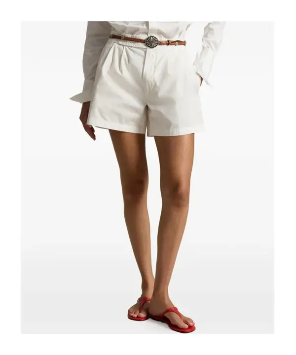 Polo Ralph Lauren Pleated High-rise Shorts