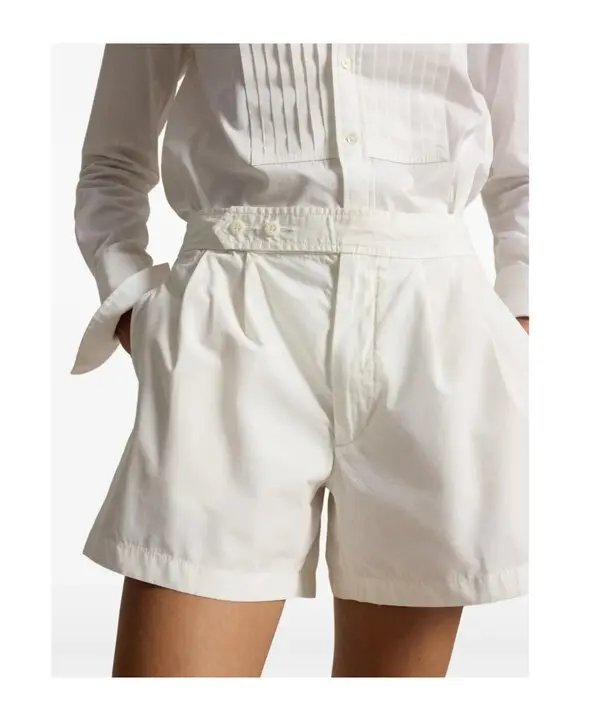 Polo Ralph Lauren Pleated High-rise Shorts