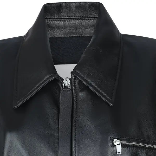 JIL SANDER Cropped Zip-up Jacket