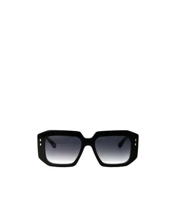 Isabel Marant Étoile Geometric Frame Sunglasses - Black