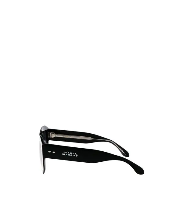 Isabel Marant Étoile Geometric Frame Sunglasses - Black