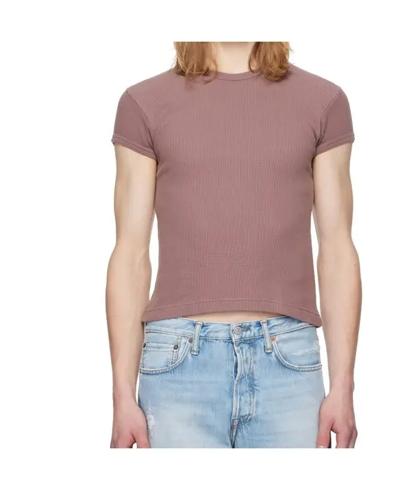 Acne Studios Ribbed Crewneck T-shirt - No